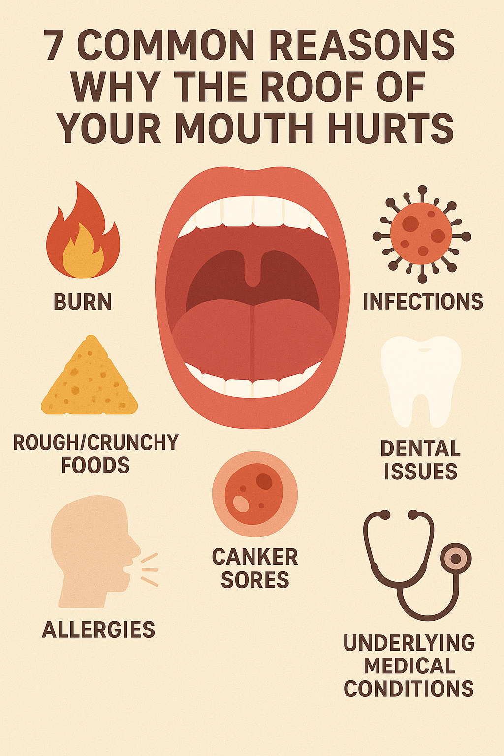 7 Reasons Why the Roof Of My Mouth Hurt When I Eat